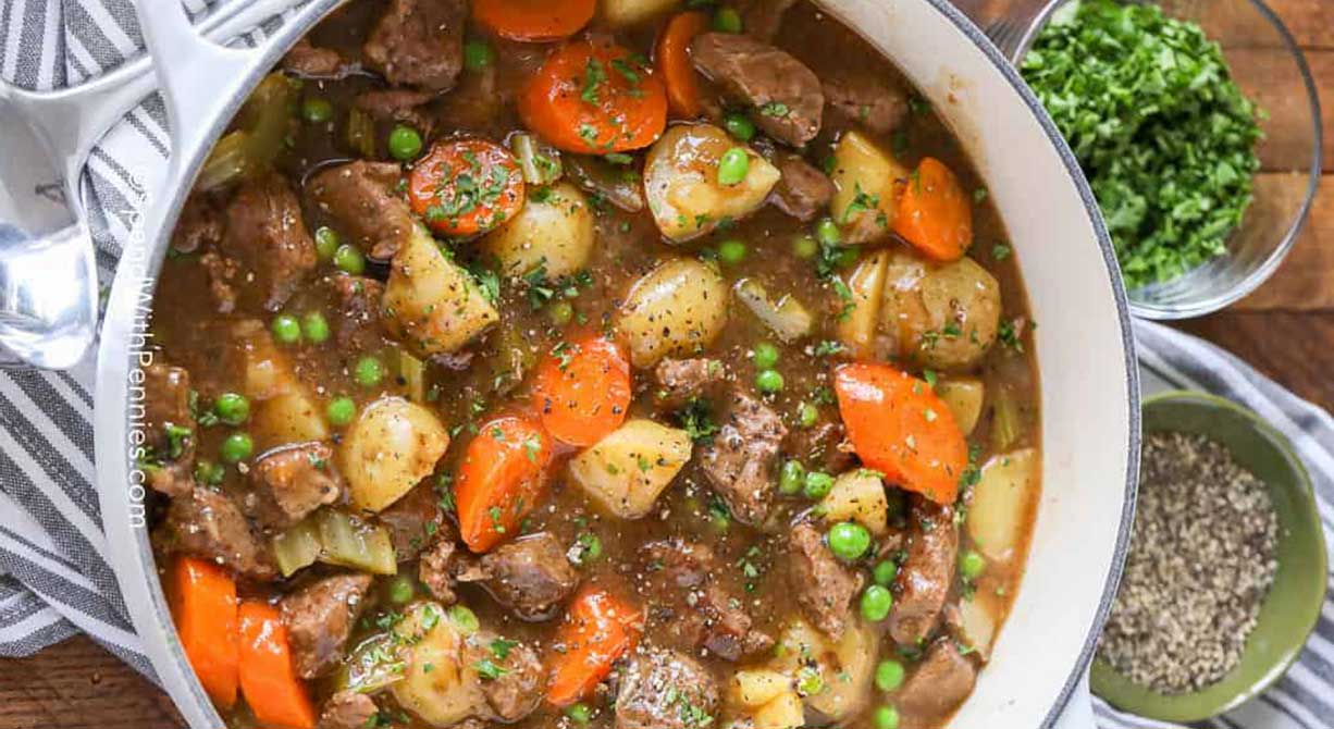 Linguiça and Beef Stew - Gaspar's